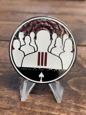 CIA CHALLENGE COIN Psychological Operations SAG HUMINT - Rare Silver ...