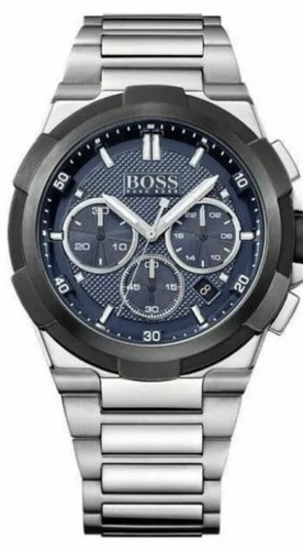 Hugo Boss HB1513360 Men's Supernova Blue Dial Chronograph Watch NIB | eBay