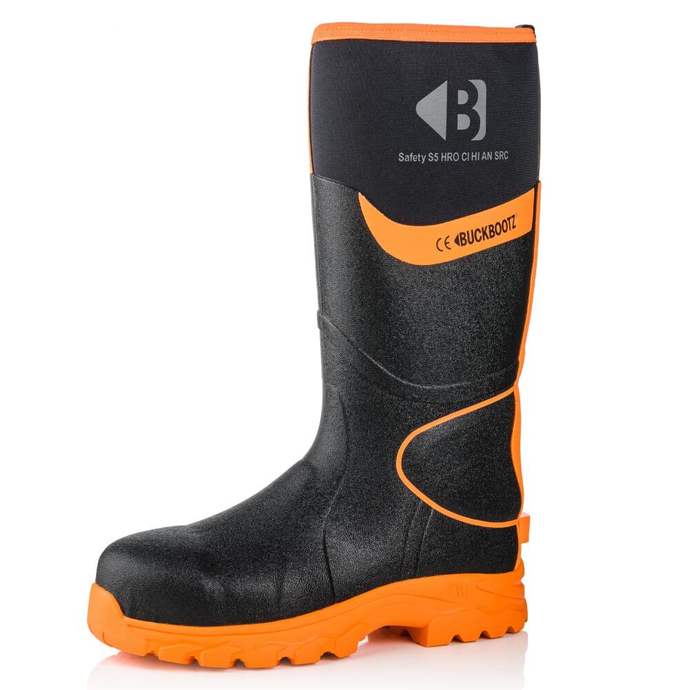 Buckler Buckbootz BBZ8000 Premium Neoprene Hi Vis Safety Wellington ...
