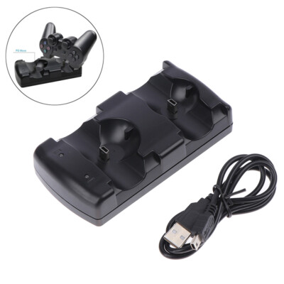 PS3move/PS3 controller charger USB Dual Charger For Sony PS3 Controller ...