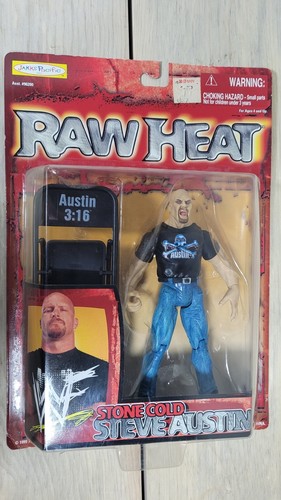 WWF WRESTLING Stone Cold Steve Austin RAW HEAT Action Figure w 3:16 ...
