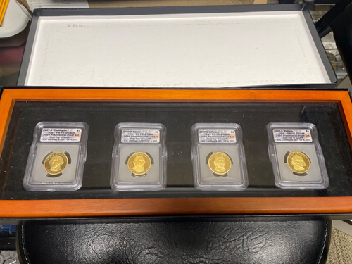 2007-S PRESIDENTIAL PROOF DOLLARS COIN SET OF (4) IN BOX CERTIFIED ICG PR70-DCAM | eBay