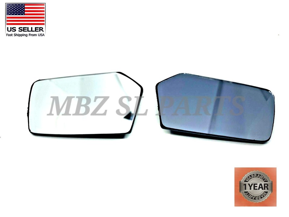 W107 W114 W115-116-123 Pair of side Exterior Mirror Glass Left & Right ...