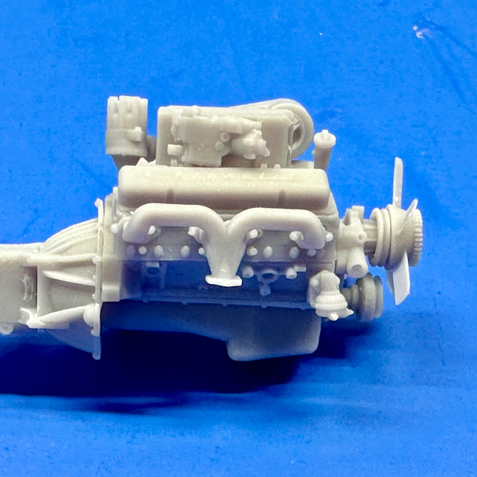 Chevy 327 Rochester RamJet SBC Small Block Engine 1/25 | eBay