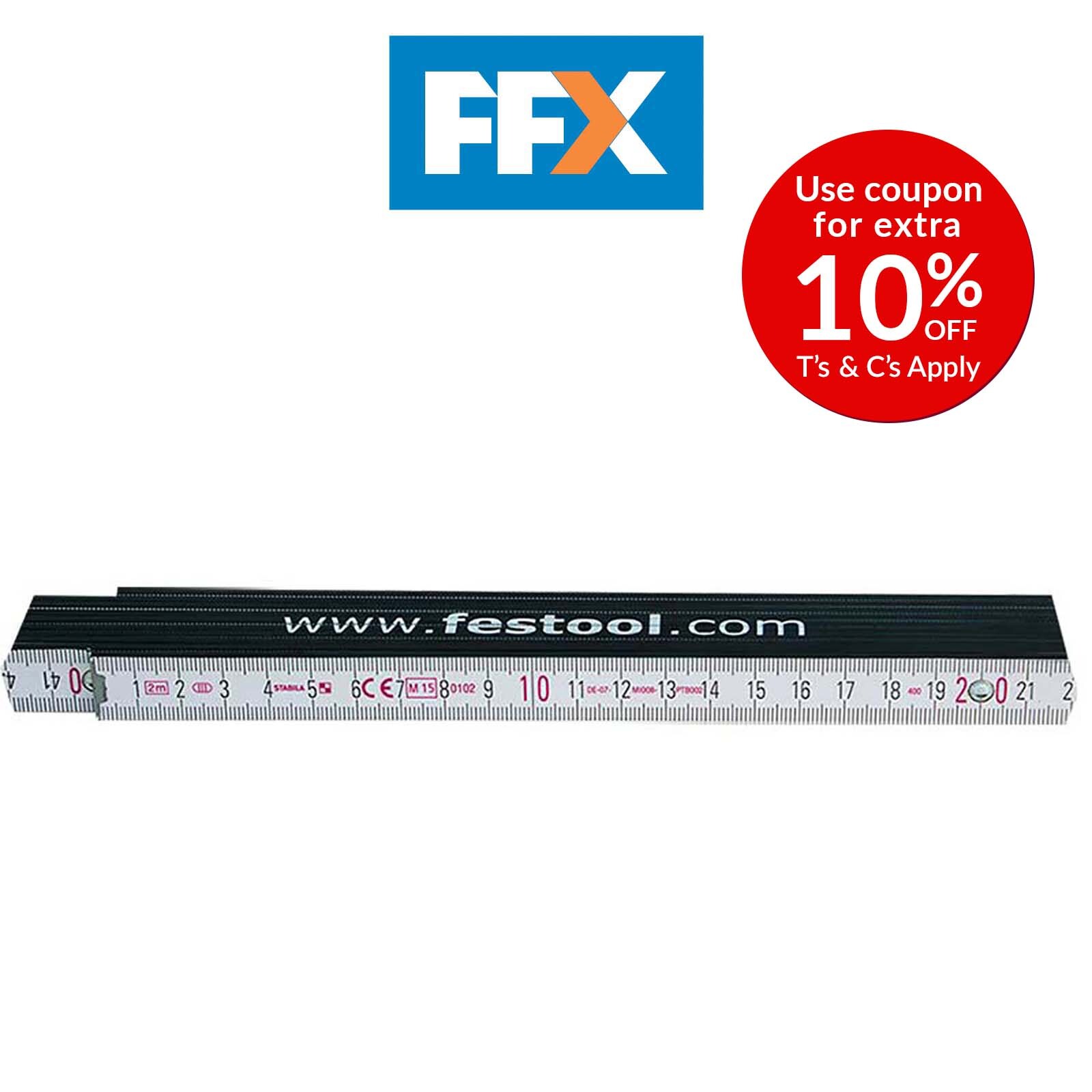 Festool 201464 Wooden Folding Rule 2M for sale online | eBay