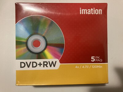 IMATION DVD + RW 5 PACK. NEW & SEALED | eBay Australia
