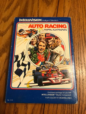 Rare Vintage AUTO RACING by Mattel Electronic Intellivision Ships N 24h ...