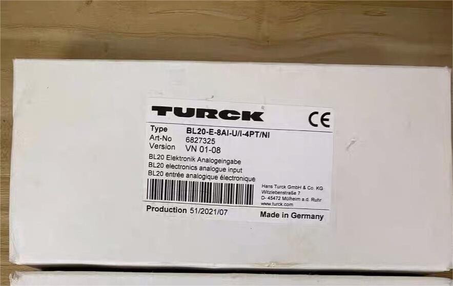 Turck BL20-E-8AI-U/I-4PT/NI Analog PLC I/O Module for sale online | eBay