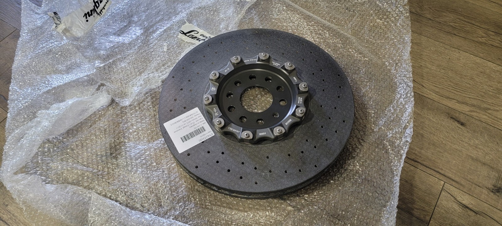 LAMBORGHINI AVENTADOR FRONT RIGHT SIDE BRAKE DISC ROTOR OEM 470615302C ...