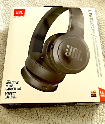 JBL Live 670NC Adaptive Noise-Cancelling On-Ear Wireless Headphones | eBay