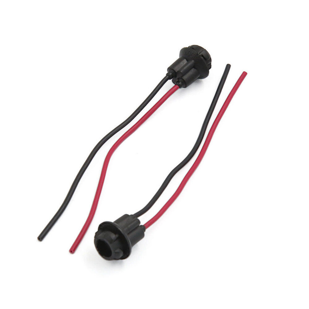 10PCS T10 194 W5W 168 Car LED Bulb Holder Adapter Socket Harness Plug ...