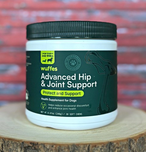 WUFFES Advanced Hip & Joint Support for Dogs - 30 Soft Chews - LARGE ...