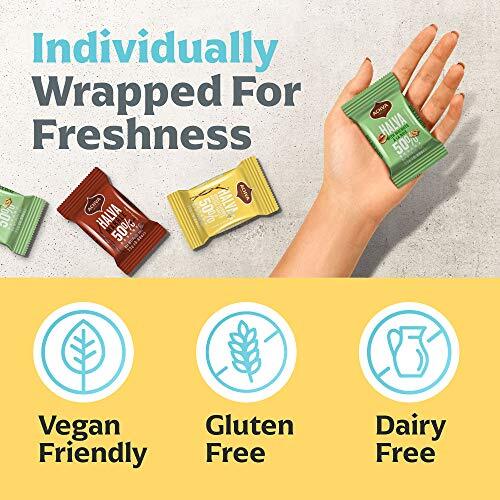 Variety Pack of Halvah Marble Vanilla and Walnut Israel Candy Bars ...