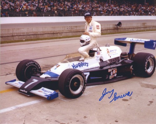 JERRY SNEVA AUTOGRAPHED 17TH PLACE Lola/Cosworth 1980 INDY 500 8 X 10 ...