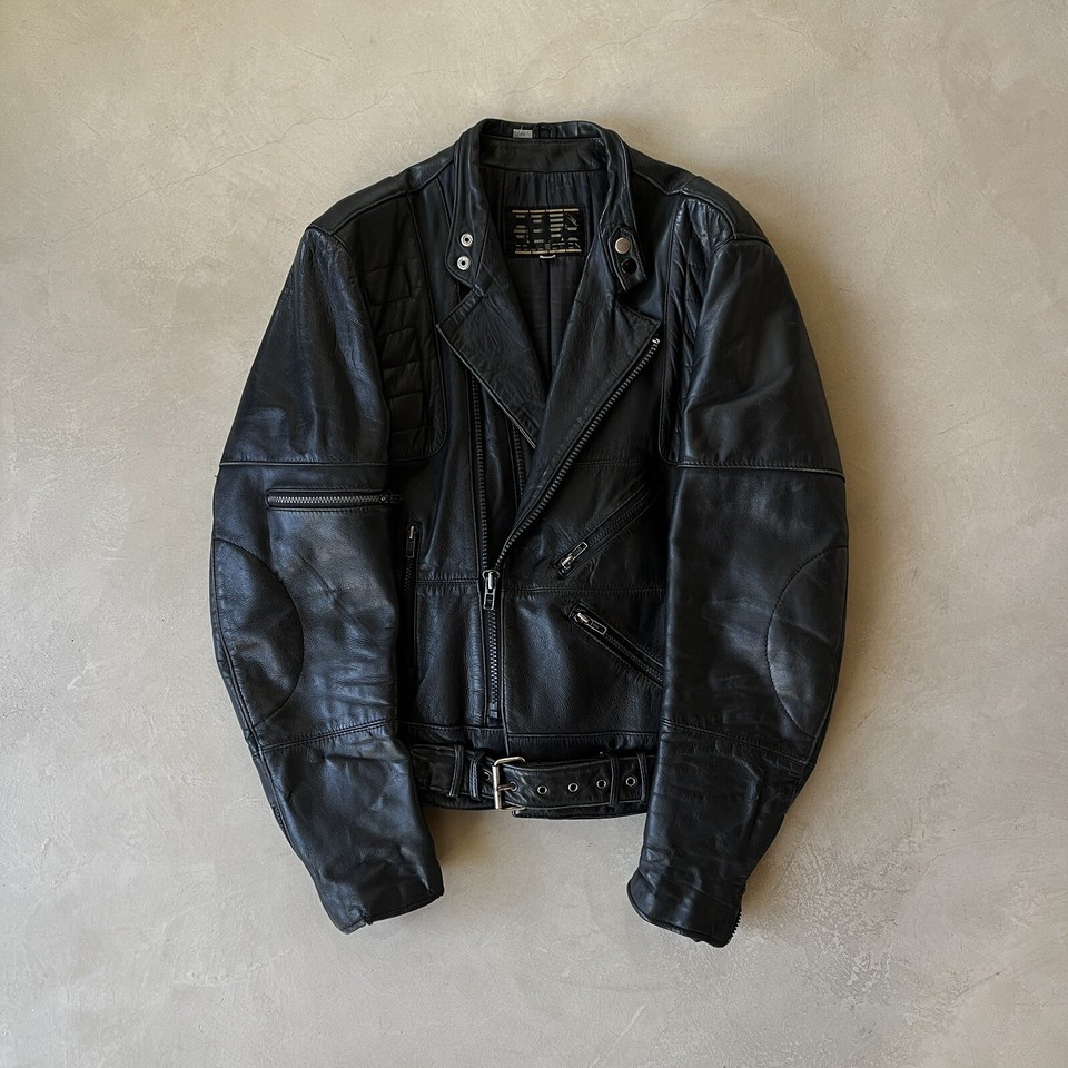 Vintage Open Road Leather Motorcycle Jacket | eBay