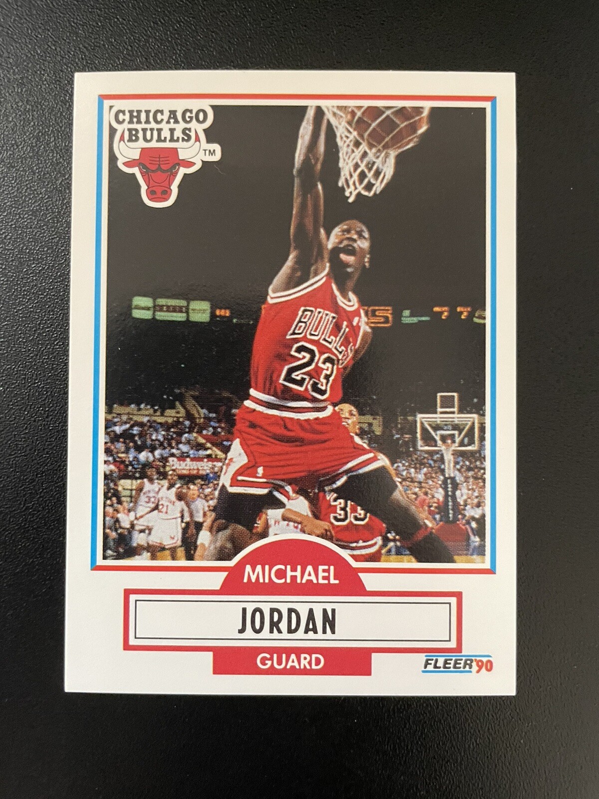1990-91 Fleer No Line Error Michael Jordan | eBay