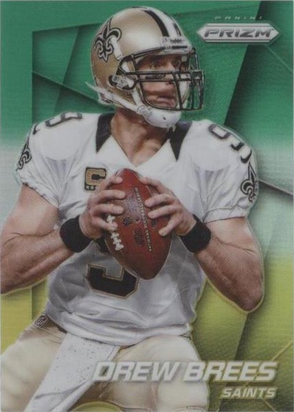 2014 Panini Prizm - Neon Green & Yellow Prizm #191 Drew Brees for sale ...