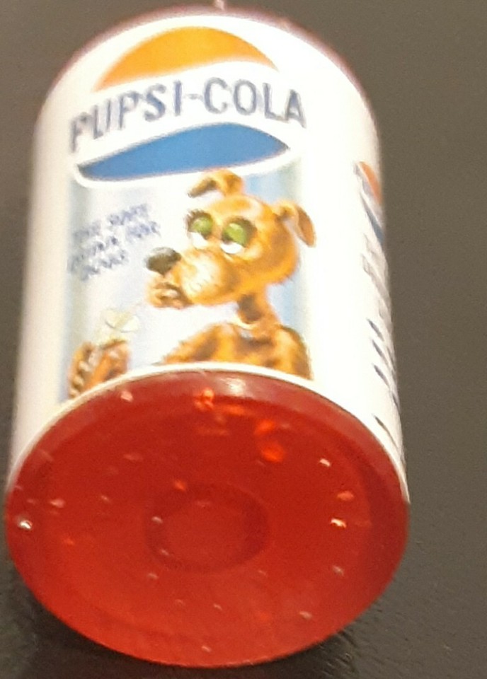 2022 Wacky Packages 3D minis series 3 Rare red sparkle Pupsi-Cola Pepsi ...