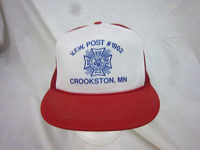 trucker hat baseball cap VFW POST #1902 reto snapback cool mesh 1980 ...