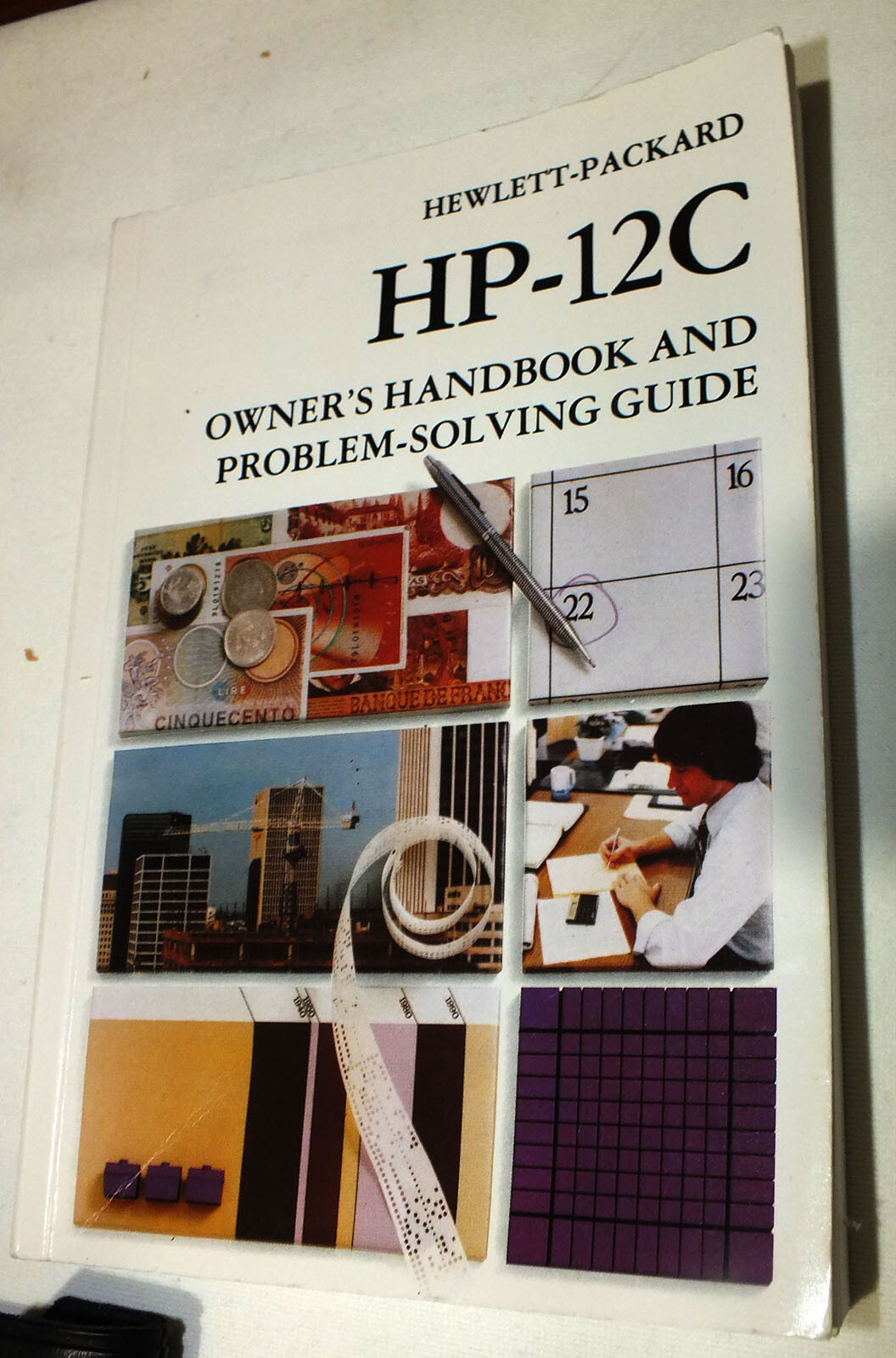 Hewlett-Packard Vintage HP-12C Financial Calculator w/Pouch & Manual ...