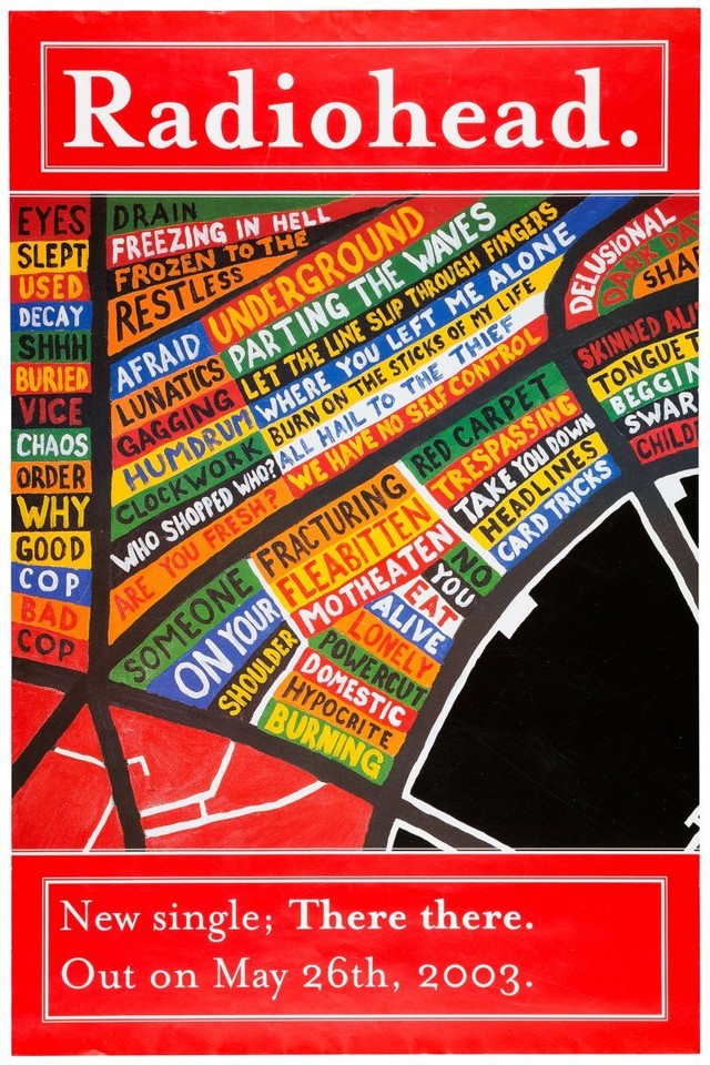 Radiohead There There 2003 / XXL Poster - 36"x24" (#2052) | eBay