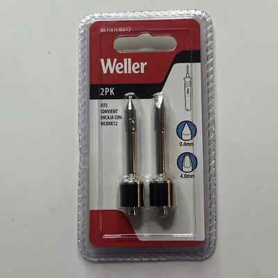 WELLER WLTSETLIBA12 (2)-PACK SOLDERING TIPS .4mm & 4mm -BRAND NEW ...