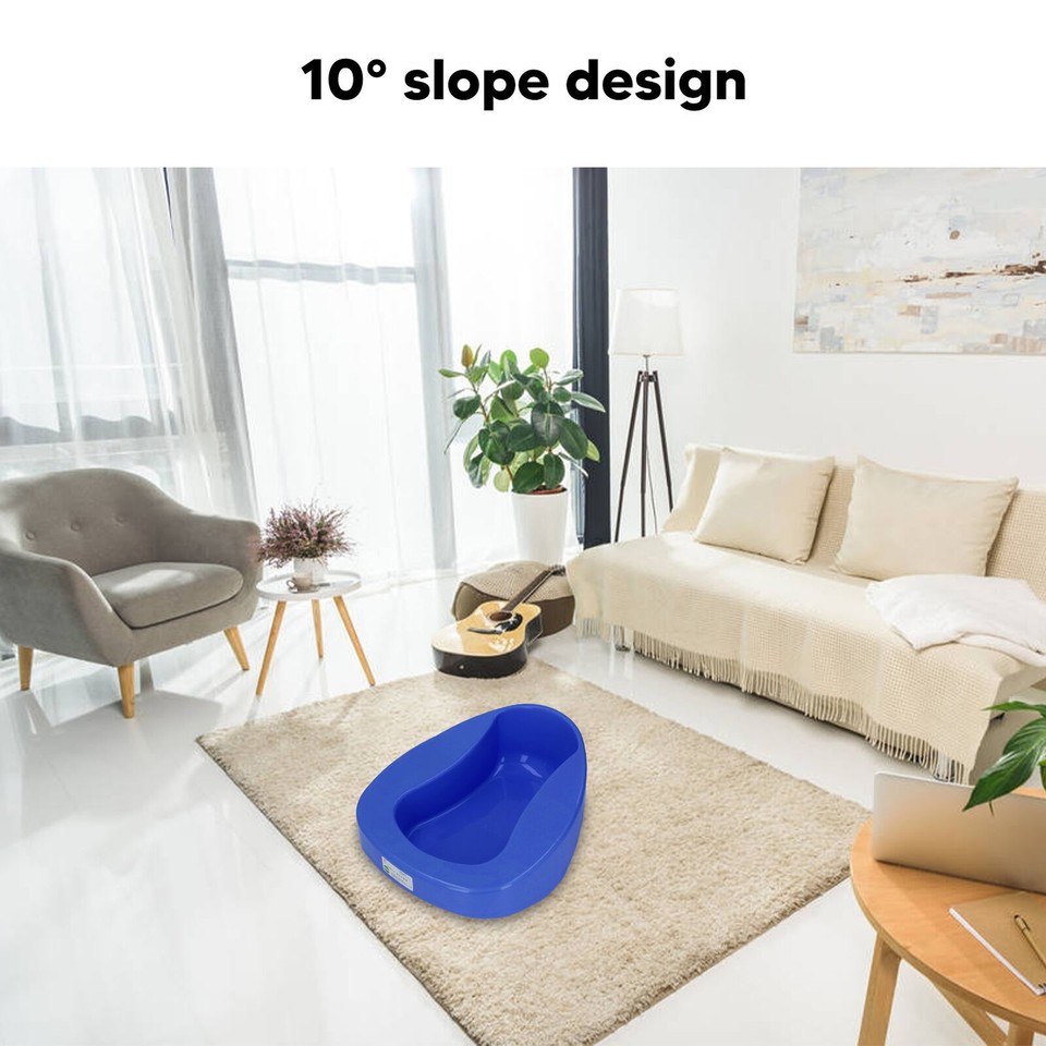 Large Bed Pan Nursing Thicken 10 Degree Slope Bedridden Bedpan | eBay