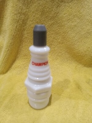 VINTAGE 5" TALL AVON CHAMPION SPARK PLUG BOTTLE Spicy After Shave ...