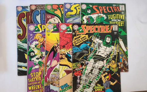 THE SPECTRE #1 2 3 4 5 6 7 9 10 (1967) DC COMICS Silver Age 9 Book Lot ...