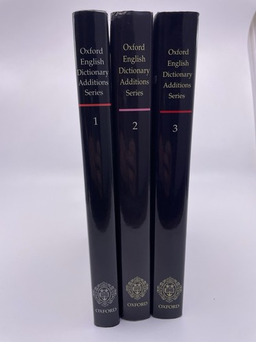 Oxford English Dictionary Additions Series 1-3 | eBay
