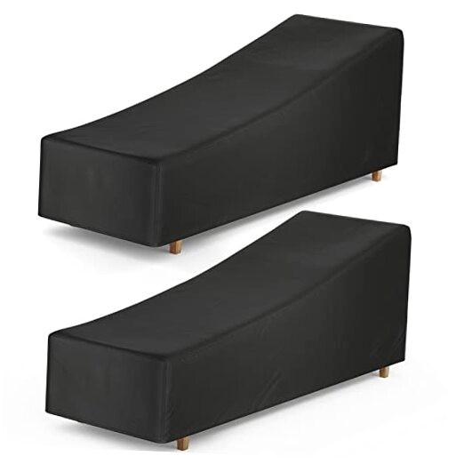 Patio Outdoor Chaise Lounge Cover Waterproof, Lounge Chair Covers ...