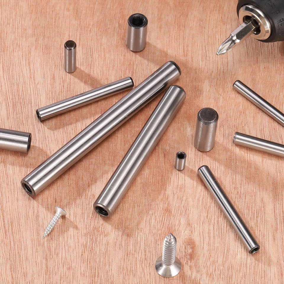 25pcs M4 Internal Thread Dowel Pin 5 Sizes Cylindrical Pin Industrial ...