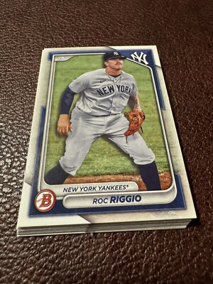 2024 bowman Roc Riggio (18) Card Prospect Lot Yankees #BP-70 | eBay