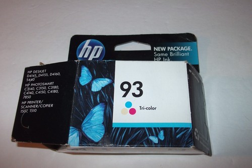 Genuine HP 93 Tri-Color Ink Cartridge C9361WN -PHOTOSMART- SEALED- FREE ...