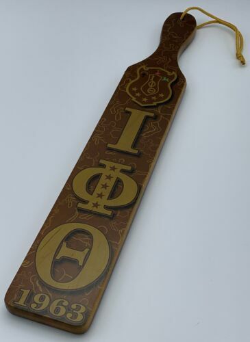 Iota Phi Theta wood paddle Wooden Divine 9 wood paddle IOTA | eBay