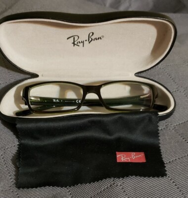 Ray Ban Reading Eyeglasses RB5169 2383 52 16 140 Havana Green w/Case ...
