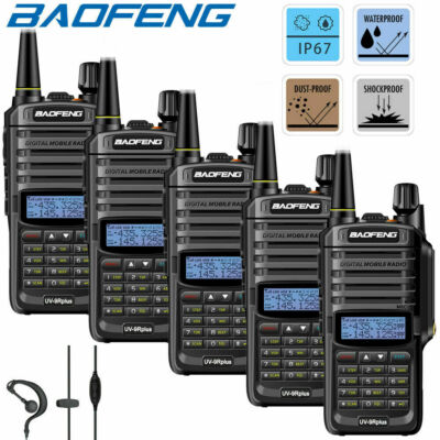 5X 18W BAOFENG UV9R PLUS IP67 UHF/VHF WALKIE TALKIE WATERPROOF TWO WAY ...