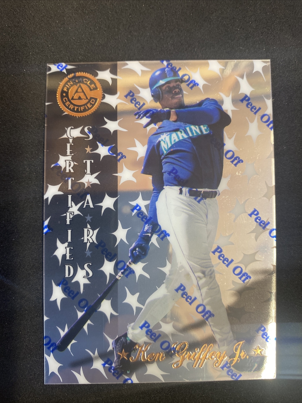 KEN GRIFFEY JR 1997 Pinnacle Certified Stars #136 w/Peel Mariners | eBay