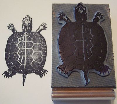 Primitive Turtle rubber stamp by Amazing Arts sharp! | eBay