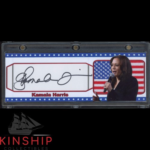 Kamala Harris signed Custom Cut Booklet JSA LOA President Biden VP Auto ...