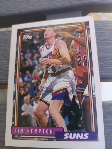 Carte Collection Basket Nba Tops 1992 1993 #375 Tim Kempton Phoenix ...
