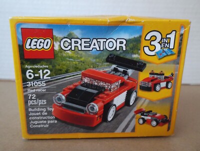 LEGO CREATOR 31055 3 in 1 Red Racer 72 pcs 2017 NEW SEALED Free ...