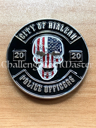 F11 Hialeah Police Department Skull Florida State Challenge Coin | eBay
