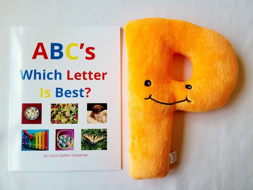 NEW ABC Book & Stuffed 11- inch Letter P- Alphapals Initial For Baby ...