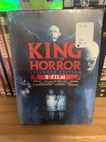 King of Horror 8-Film Expanded Edition (DVD, 8-Disc Set, 2019) 📀 New ...