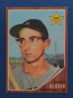 1962 Topps Baseball #261 George Alusik - Detroit Tigers -EX-MT | eBay