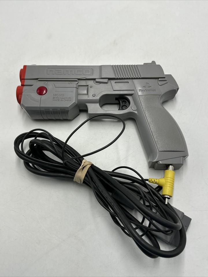 Namco Guncon 1996 Light Gun Gray NPC-103 for Sony PlayStation 1 PS1 PSX ...