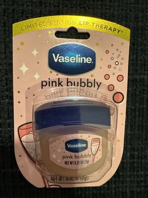Vaseline Pink Bubbly Limited Edition Lip Therapy New Sealed 0.25 Ounce ...