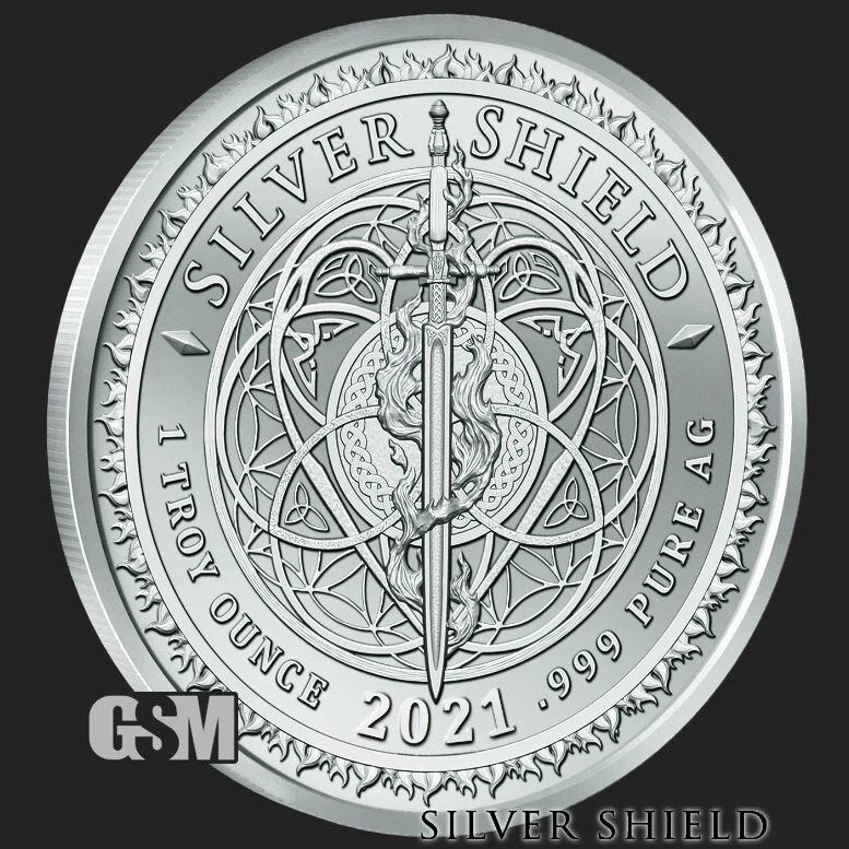 2021 Cannabis 1 Troy Oz .999 Fine Silver - Silver Shield Weed/Maple ...