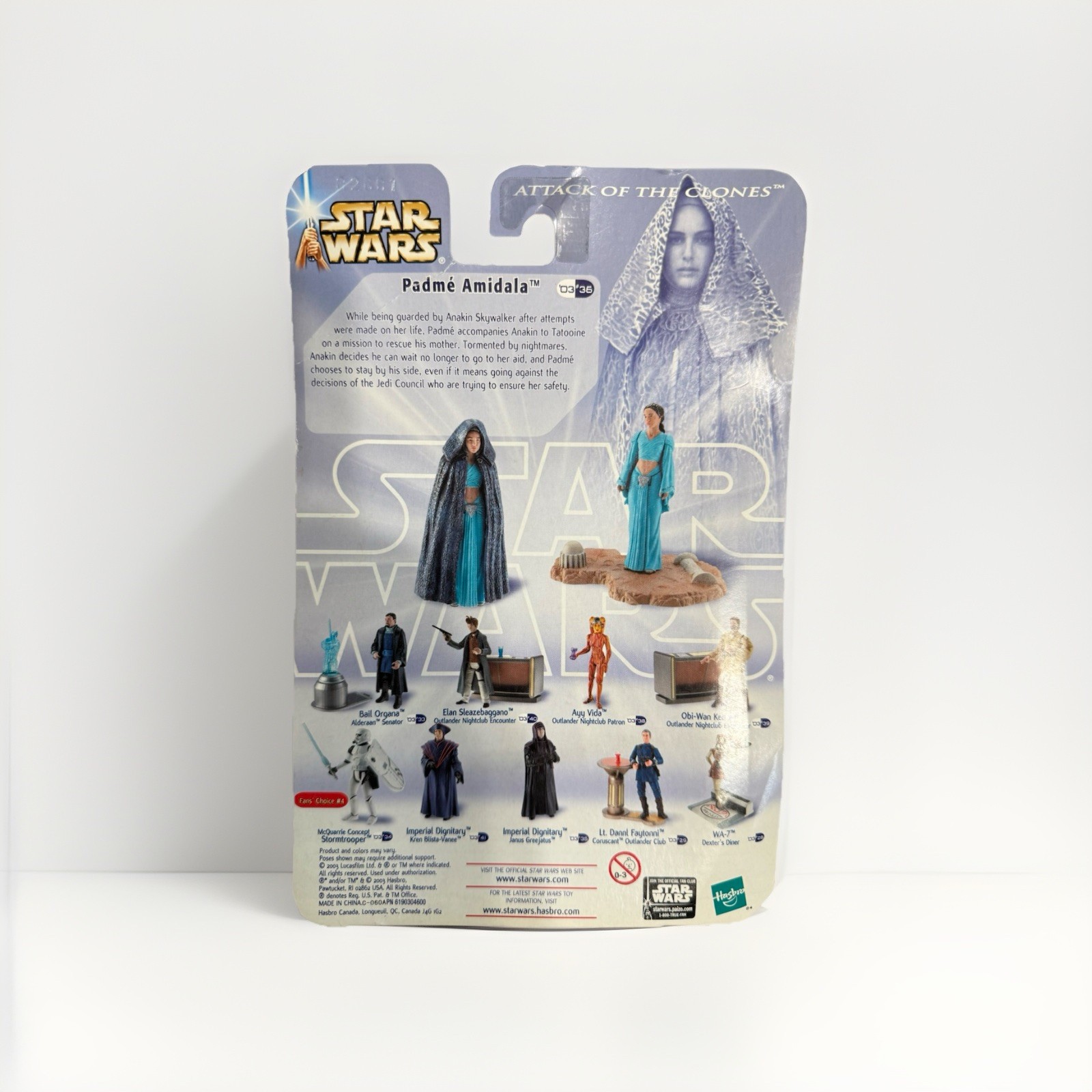 Star Wars SAGA Collection AOTC Figure 03/36 Padme' Amidala Lars ...